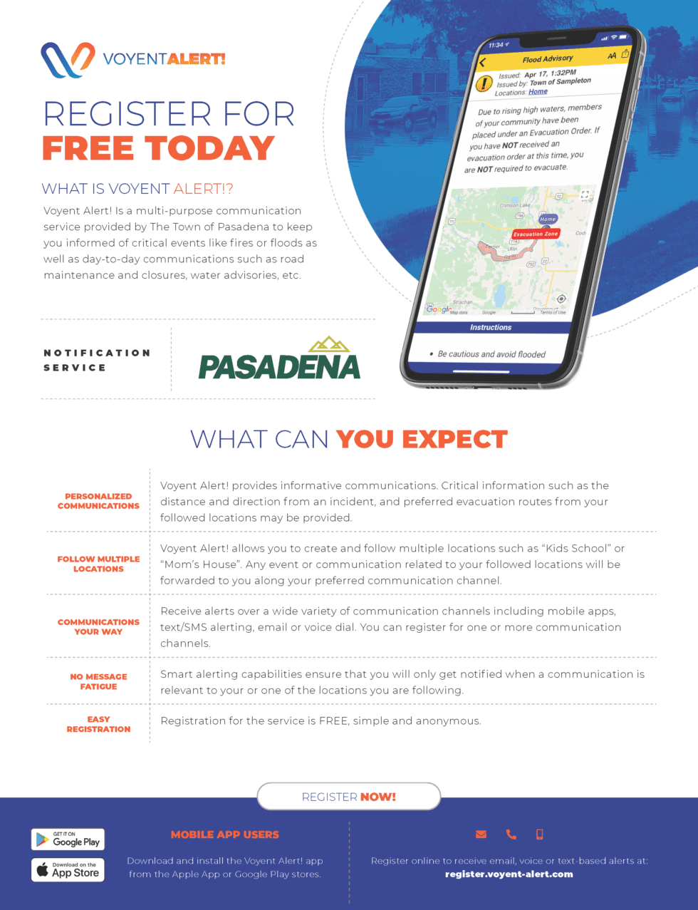 Voyent Alert - Town of Pasadena